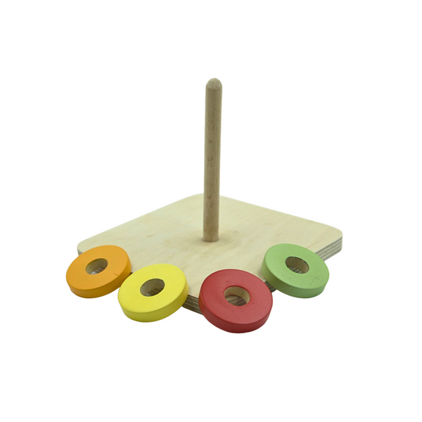 Buy Now: Wooden Disc Stacking Toys For Age 12 Months and up| Pereyan